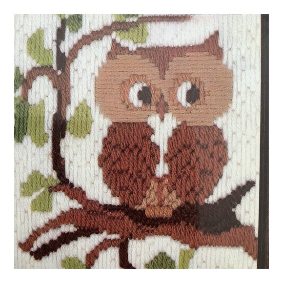 Needlecraft | Art | Wonderart Swifstitch Owl Needlepoint Kit Nip ...